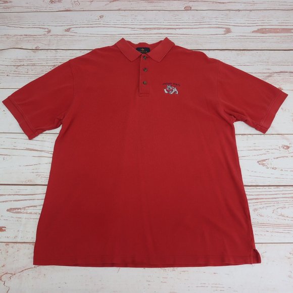 Antigua | Shirts | Vintage Fresno State Bulldogs Polo Shirt Mens Large ...